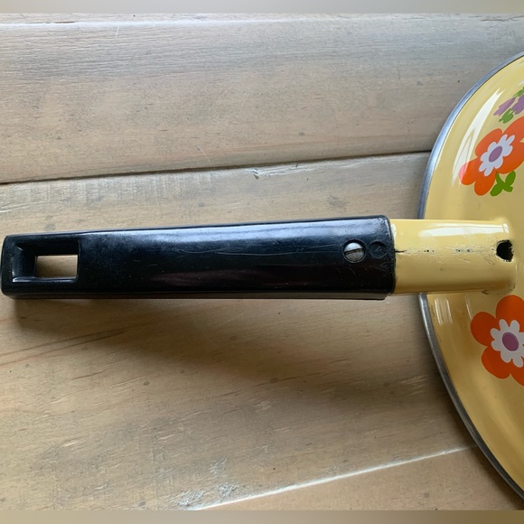 Kitchen | Vintage Italian Enamel Pan Moneta Cookware Circa7s Flower ...